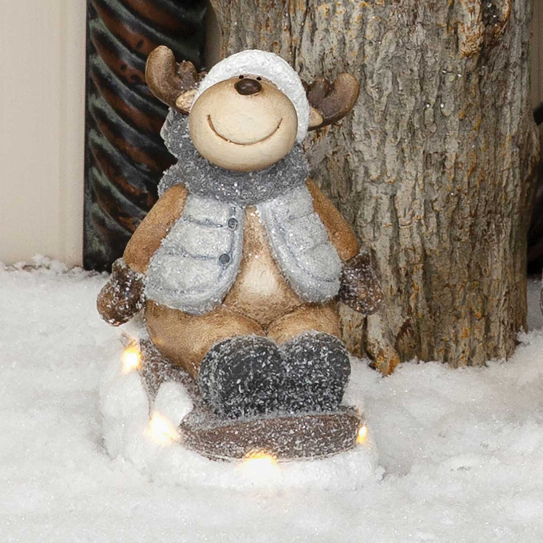 Moose on Sleds – Blue Dahlia Designs